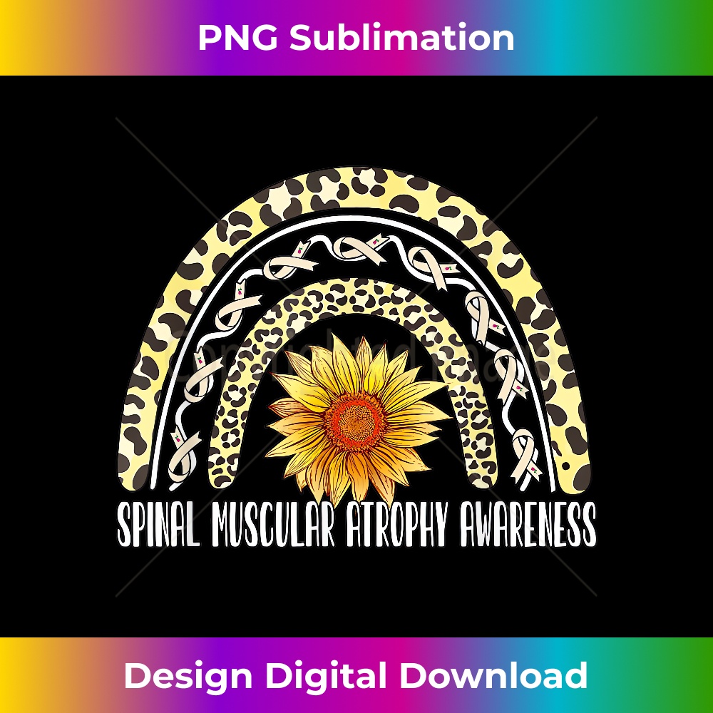 Rainbow Sunflower Spinal Muscular Atrophy Awareness - Classi - Inspire ...