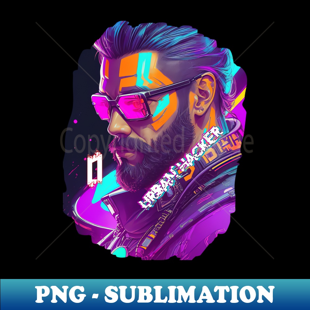 Urban Hacker - Cyberpunk - Special Edition Sublimation PNG F | Inspire ...