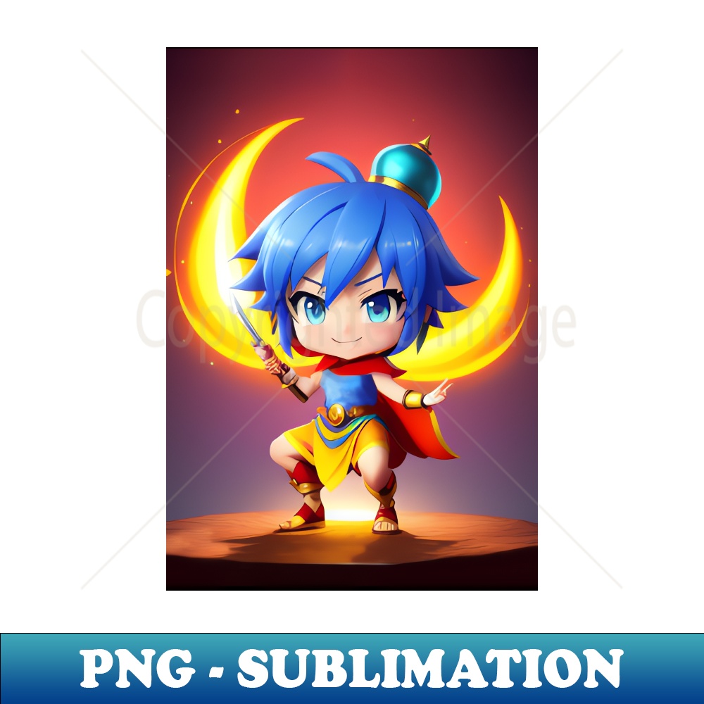 Little Cheerful Genie Boy - Trendy Sublimation Digital Downl | Inspire ...