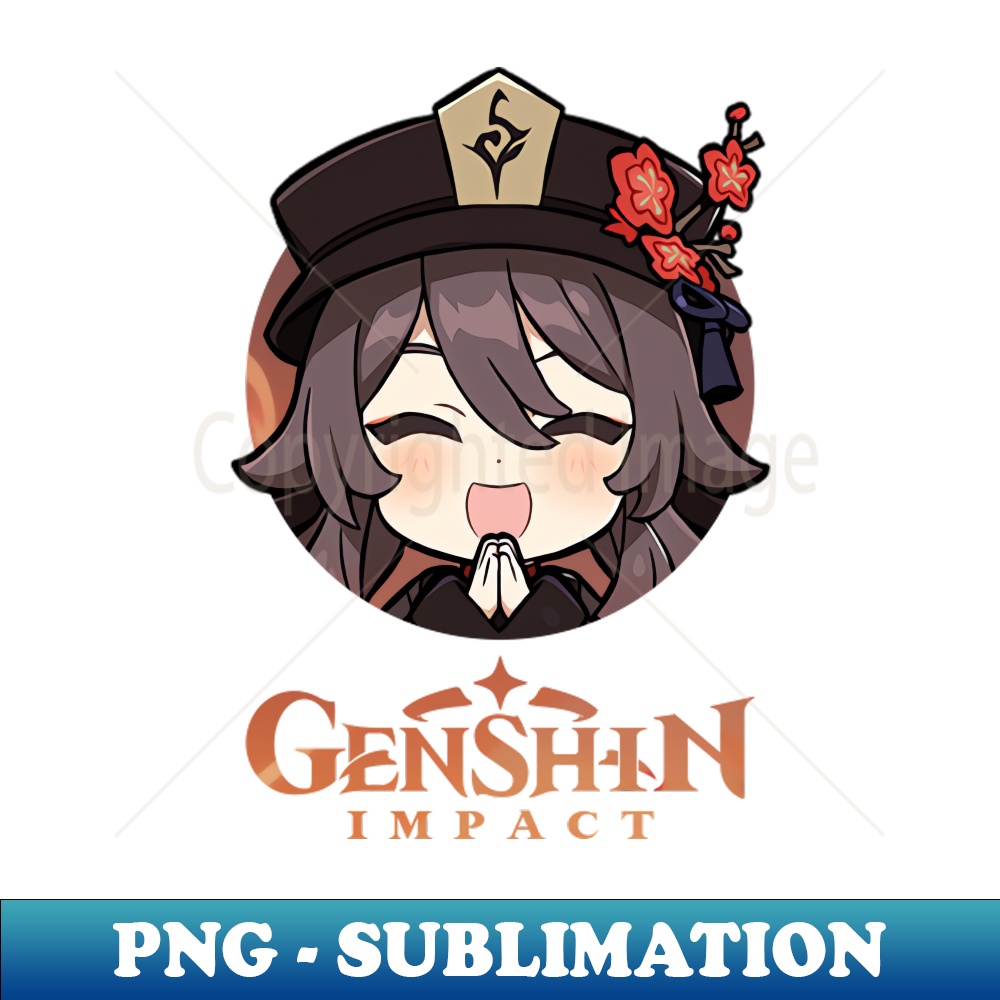 Hu Tao Chibi Genshin Impact - High-Quality PNG Sublimation D | Inspire ...