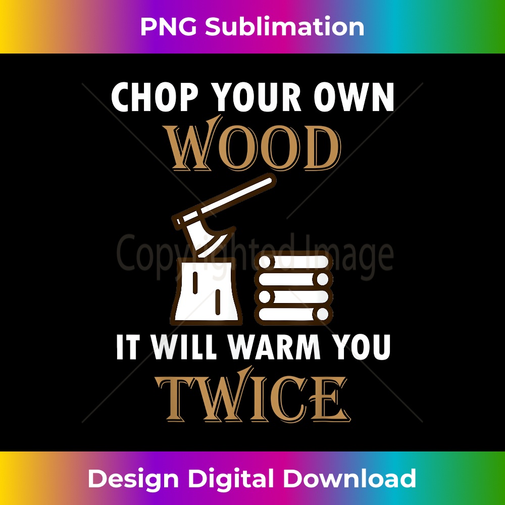 Chop your own wood it will warm you twice - Bohemian Sublima | Inspire ...