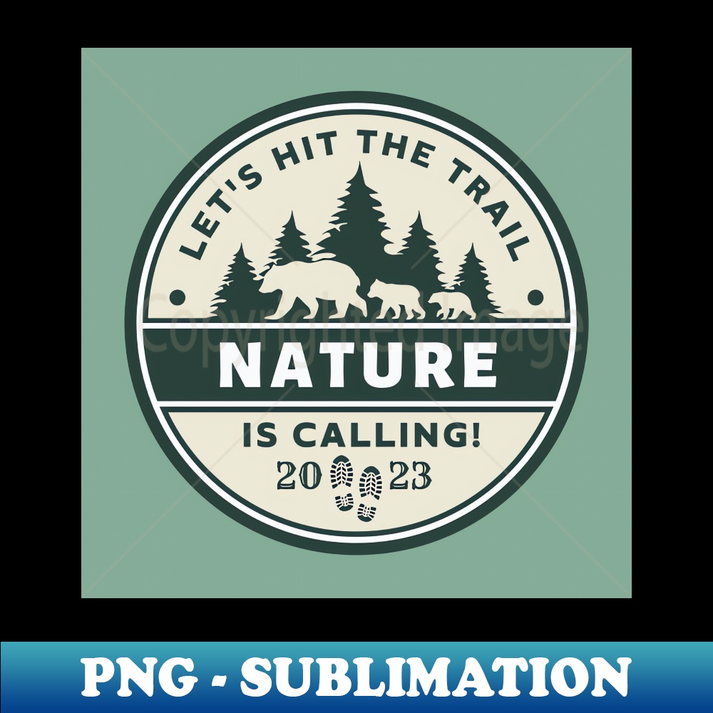 Hit the Trail - Camping Themed Design - Unique Sublimation P | Inspire ...