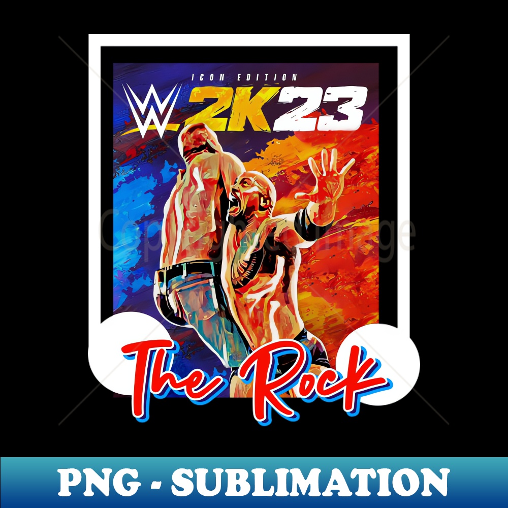 Fan Art the rock - Decorative Sublimation PNG File - Stunni | Inspire Uplift