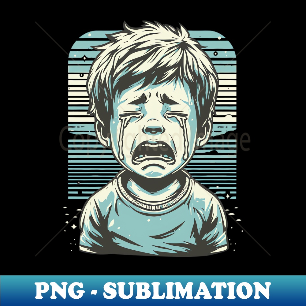 CRYING BOY - PNG Sublimation Digital Download - Capture Imag | Inspire ...