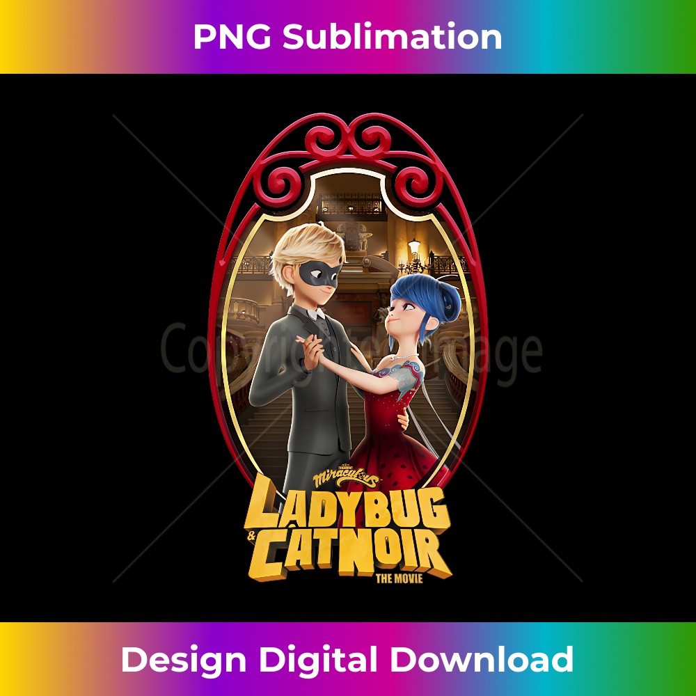 Miraculous Ladybug and Cat Noir The Movie Ball Dancing - Art - Inspire ...