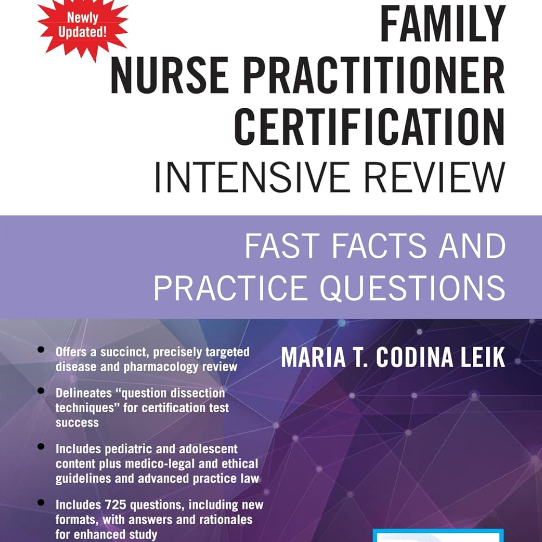 Family Nurse Practitioner Certification Intensive Review, 3r | Inspire ...