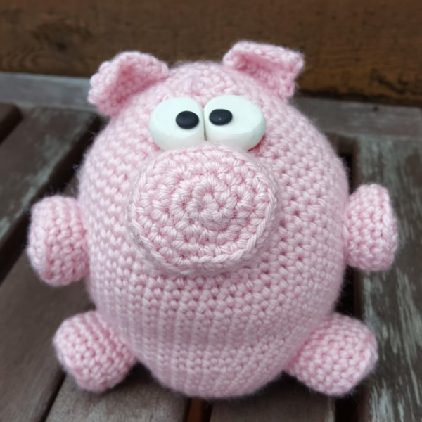 No Left Overs Amigurumi Flying Pig | Inspire Uplift