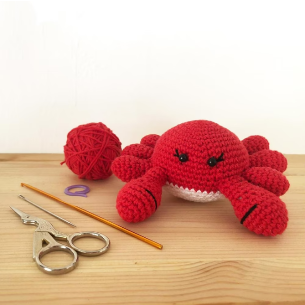 Sebastian the Crab Crochet pattern, digital file PDF, digita | Inspire ...