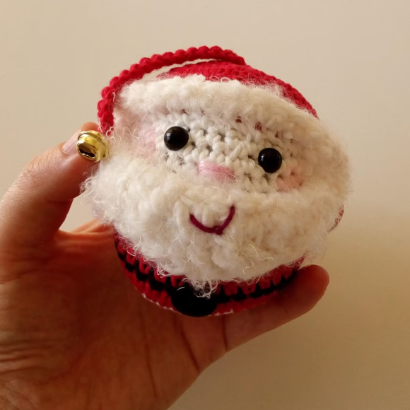Super Simple Santa Stuffy Crochet pattern, digital file PDF, | Inspire ...
