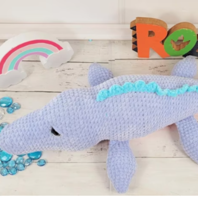 Mosasaurus Crochet pattern, digital file PDF, digital patter | Inspire ...