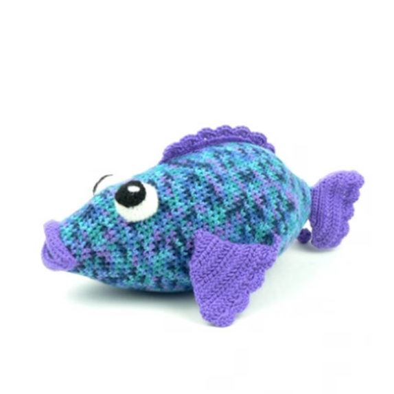 Big Rainbow Fish Toy Crochet pattern, digital file PDF, digi | Inspire ...