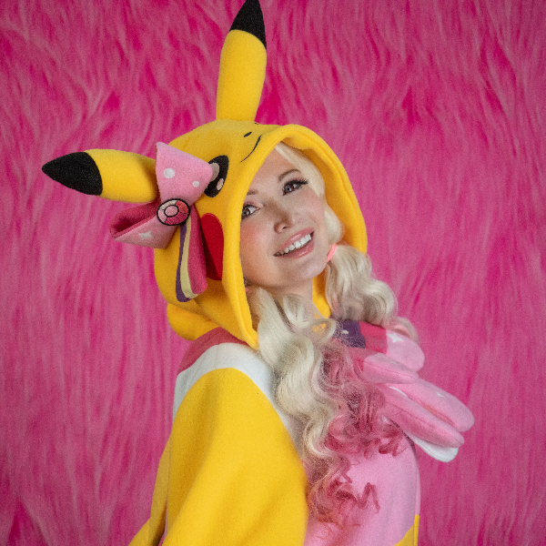 Custom Pikachu Pop-star Pokemon inspired kigurumi | Inspire Uplift