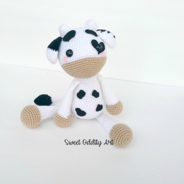 Mabel the Cow Crochet pattern, digital file PDF, digital pat | Inspire ...