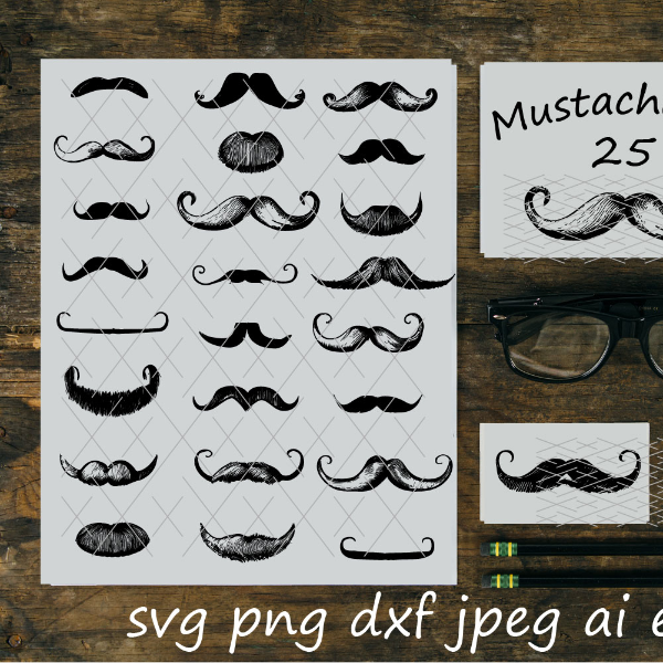handlebar mustache svg - Inspire Uplift