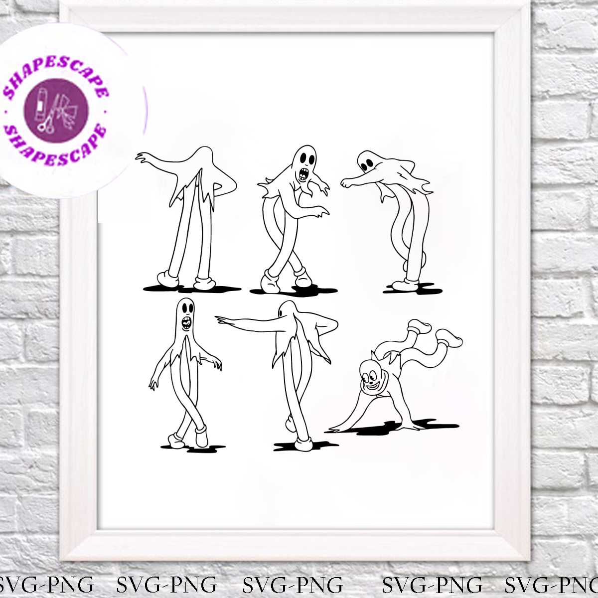 Coco the Clown Ghost Dancing Sings Svg Png Dfx Eps Outline c | Inspire ...
