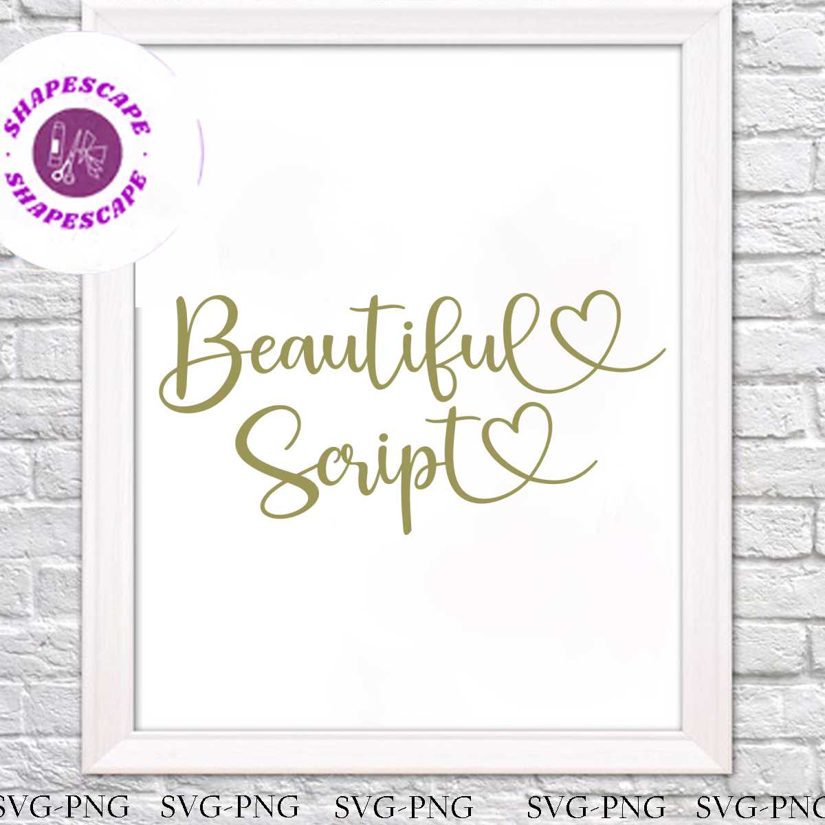 Beautiful Script Font, Script Font,Font with Hearts,Font wit | Inspire Uplift