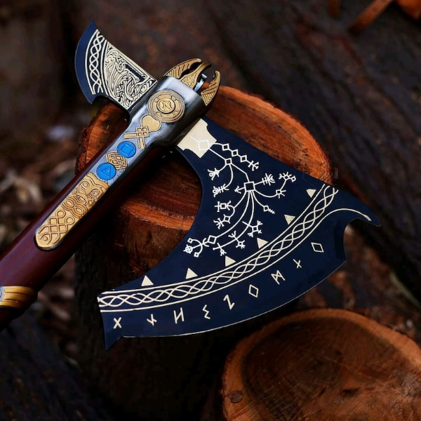 Latest God of War Ragnarok Leviathan Axe VIKING Medieval Rep | Inspire ...