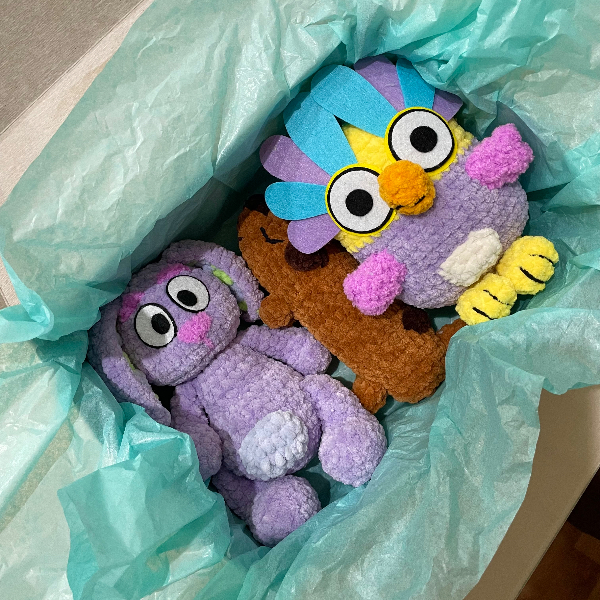 Handmade soft toys set, adorable and safe gift for children | Inspire ...