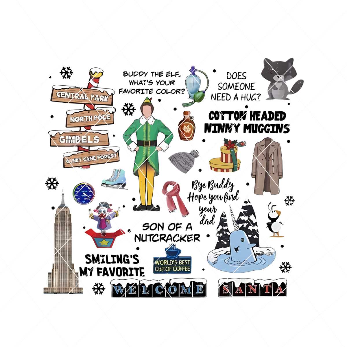 Buddy Elf Favorite Color Svg Inspire Uplift
