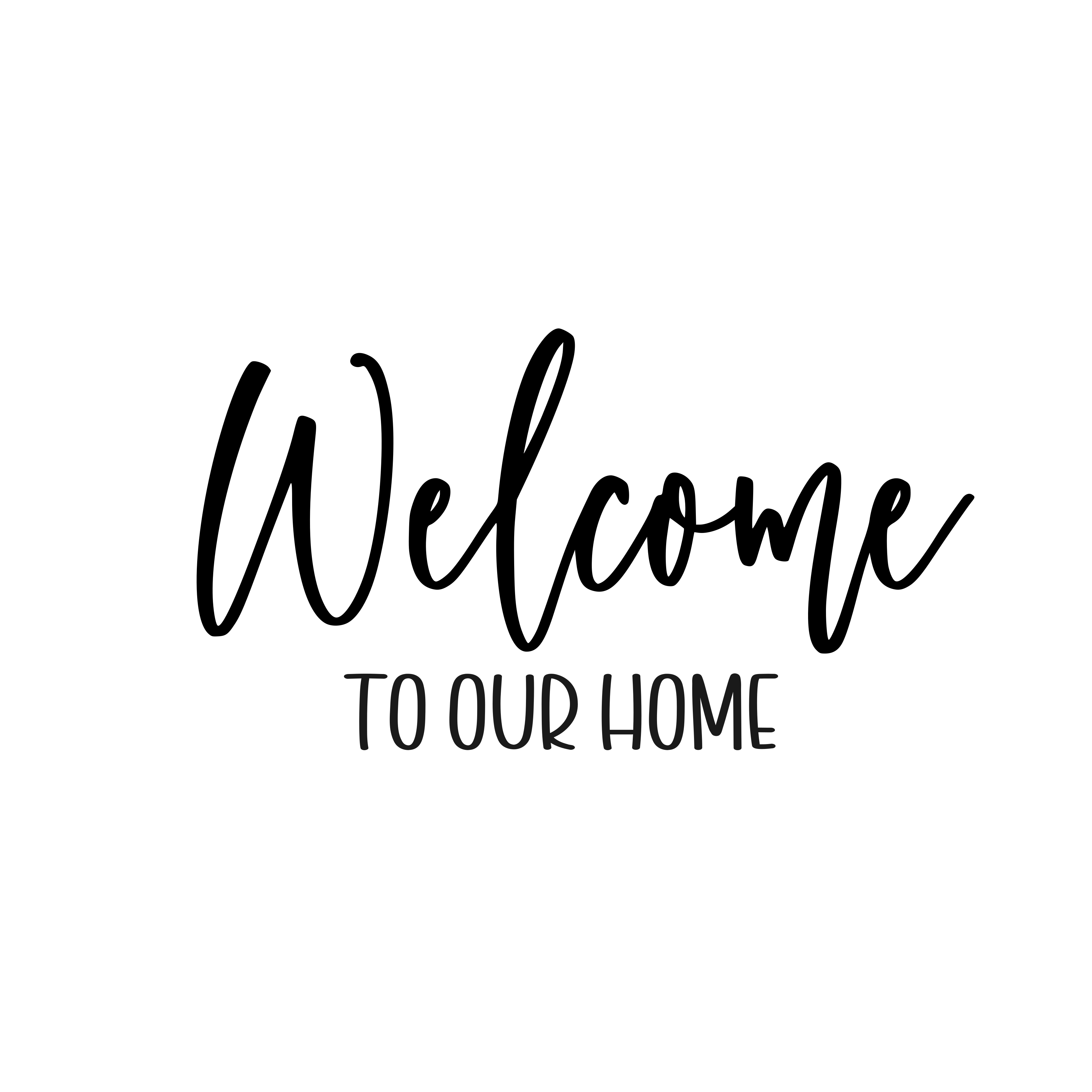 Welcome to Our Home SVG - Welcome Sign | Inspire Uplift