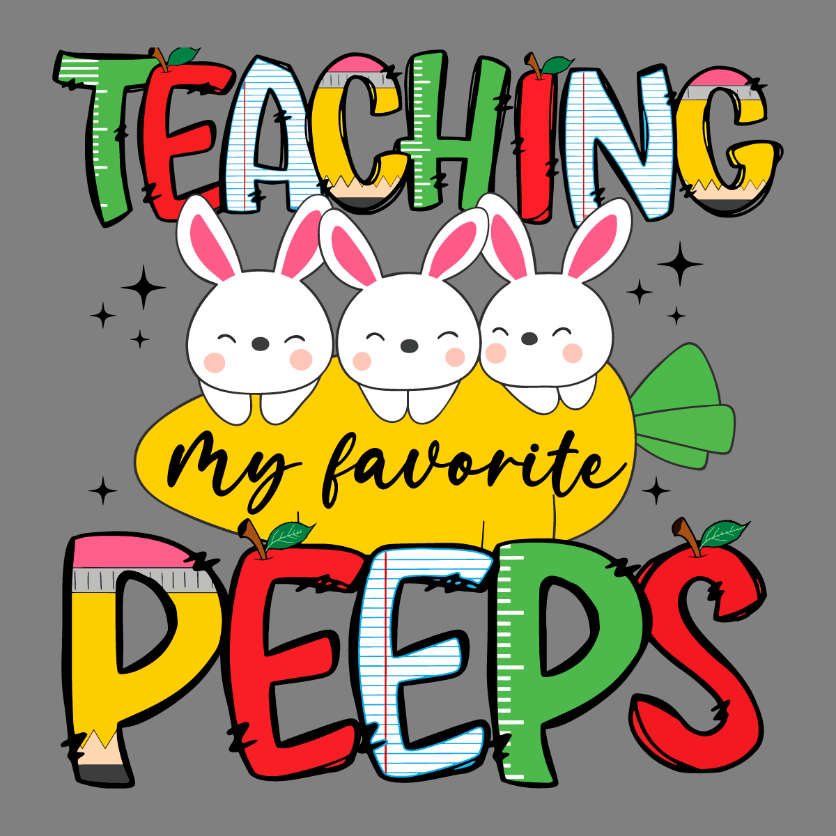 Easter Teaching My Favorite Peeps PNG Digital Download Files | Inspire ...