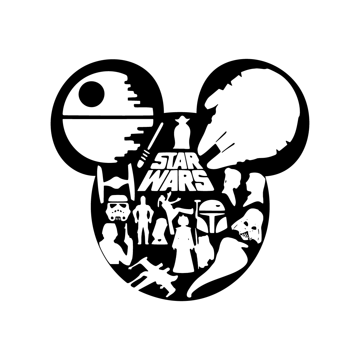 Death Star Mickey Svg | Inspire Uplift