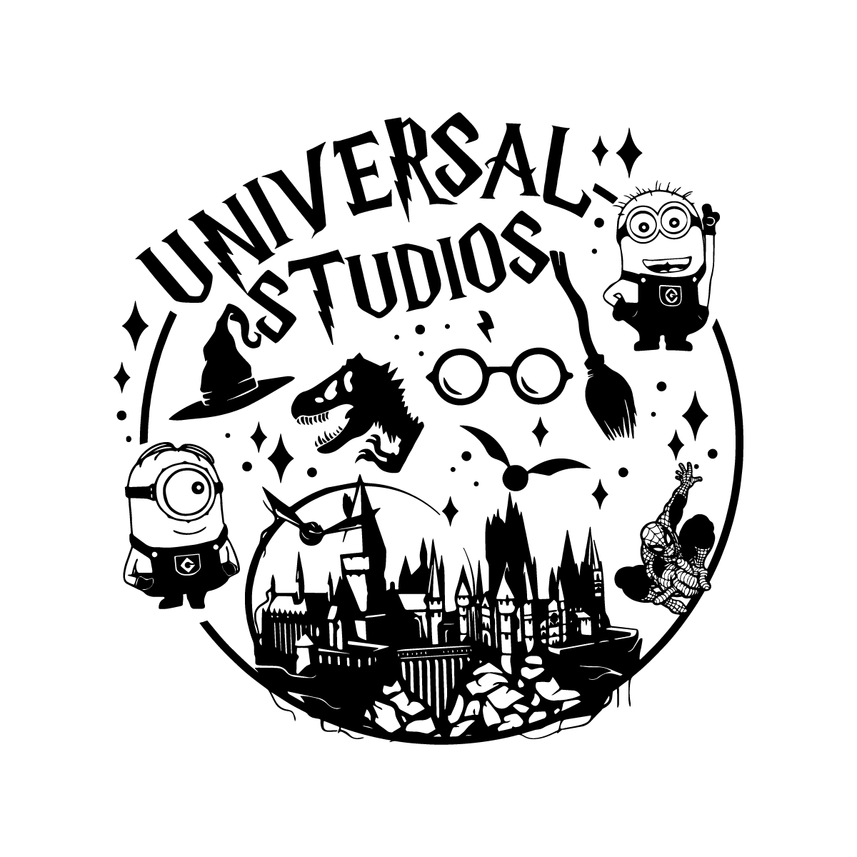 Universal Studios Globe Svg | Inspire Uplift