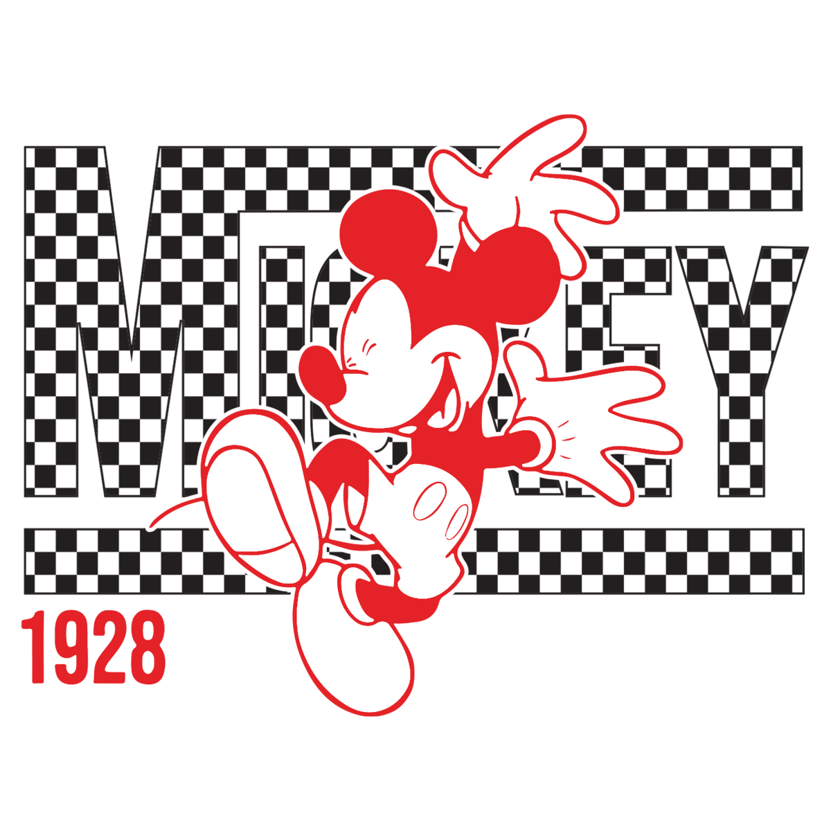 Mickey Mouse Black and White 1928 PNG Digital Download Files | Inspire ...