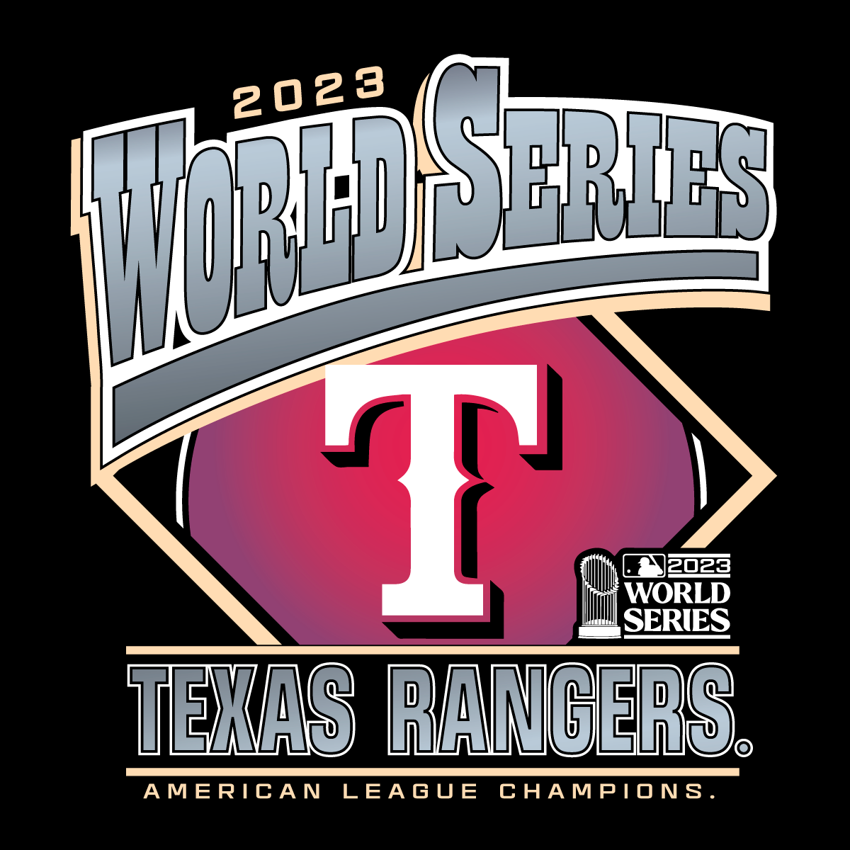 Texas Rangers World Series 2023 Svg Digital Download | Inspire Uplift