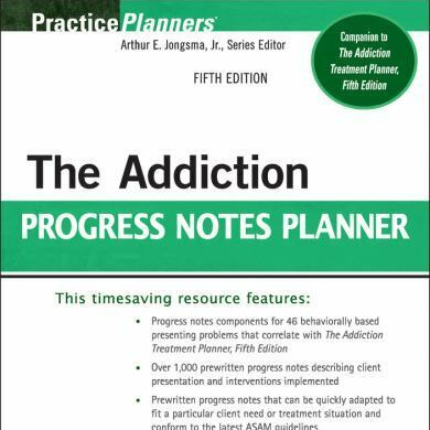E-BOOK The Addiction Progress Notes Planner Practice 5th Edi | Inspire ...