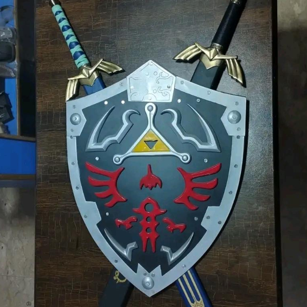 Legend of zelda Master sword with sheild-Stainless steel swo | Inspire ...
