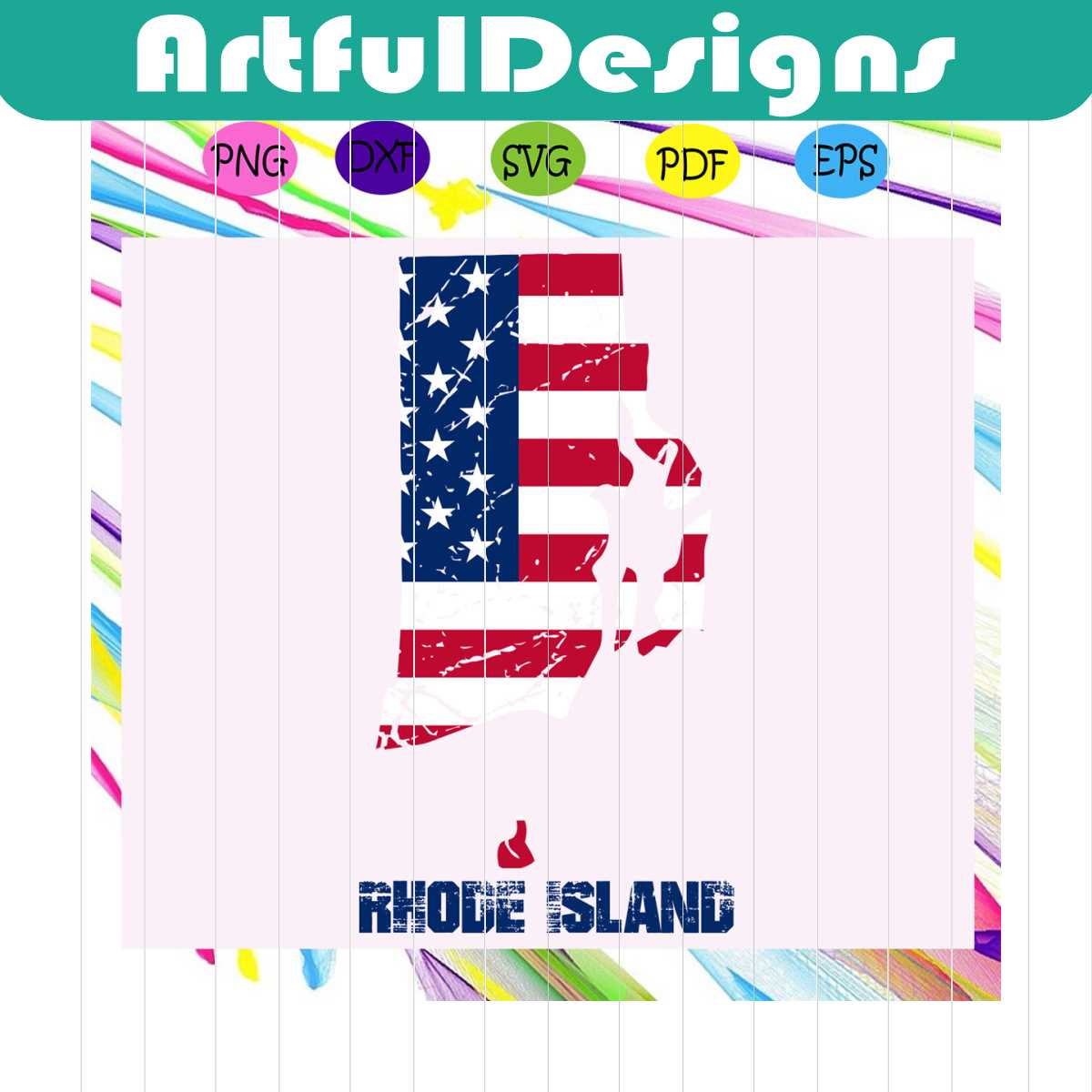 Rhode island america flag, independence day svg,american fla | Inspire ...