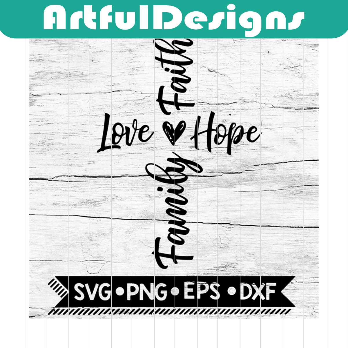 Faith Love Hope Family svg, Christian svg, Religious svg, Ch | Inspire ...