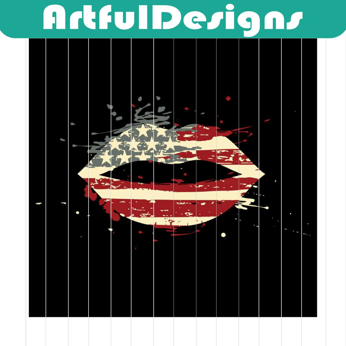 American kiss SVG Files For Silhouette, Files For Cricut, SV | Inspire ...