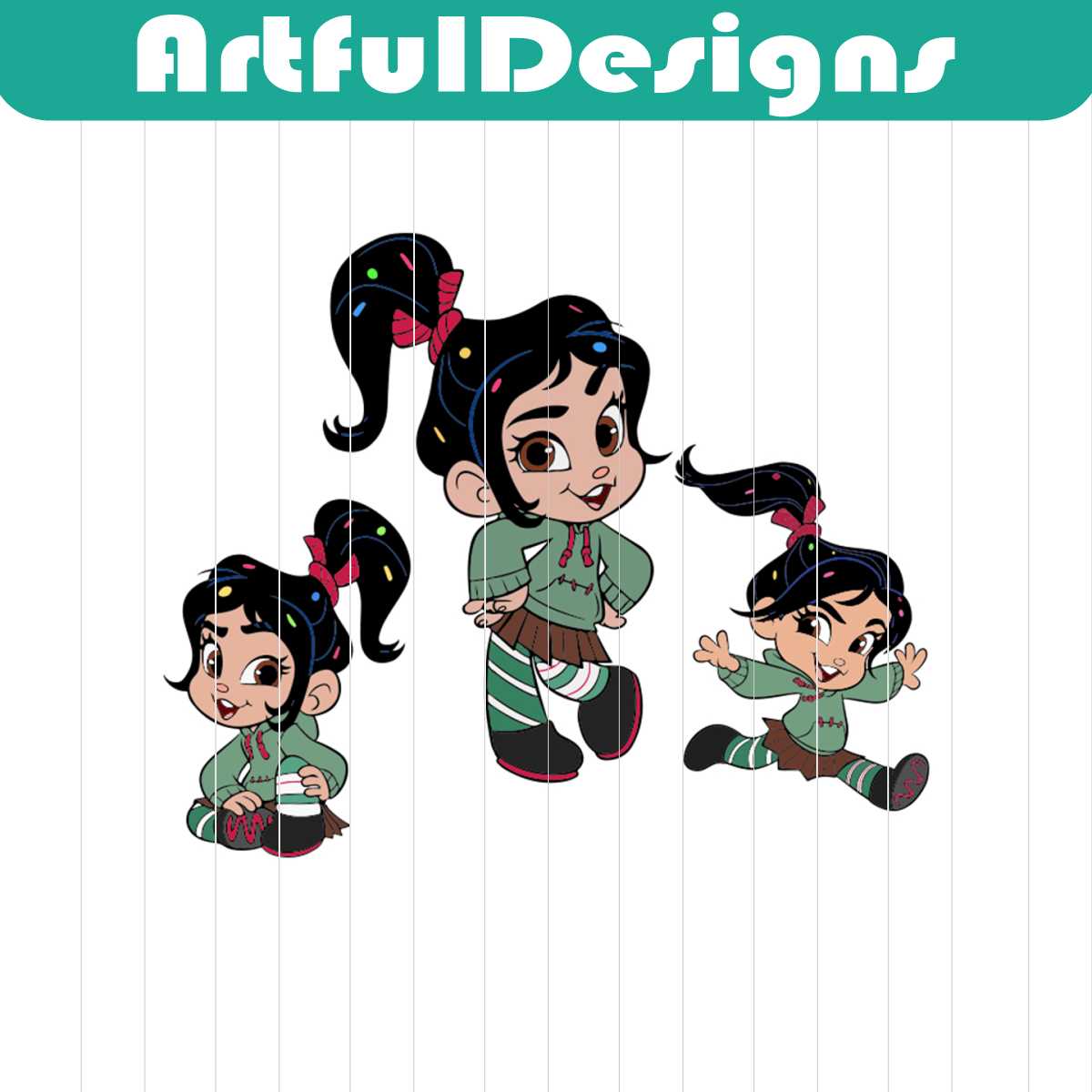 Vanellope Svg, Disney Svg, Ralph Svg, Cute Vanellope Svg, Va | Inspire ...