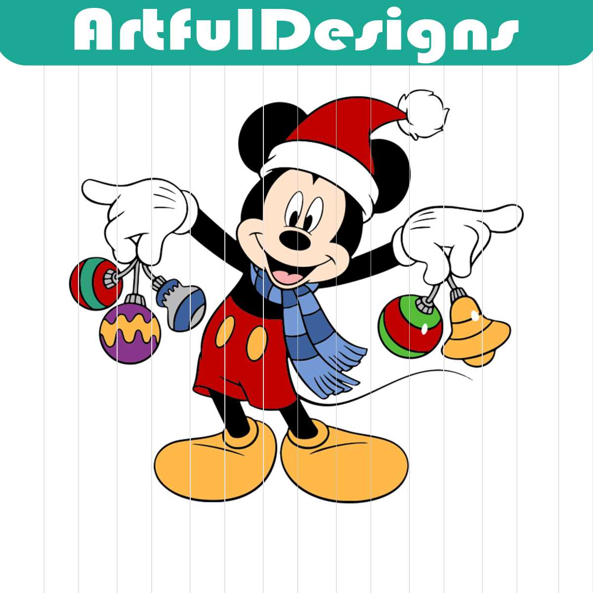 Christmas Mickey Mouse Svg, Disney Svg, Christmas Svg, Micke | Inspire ...