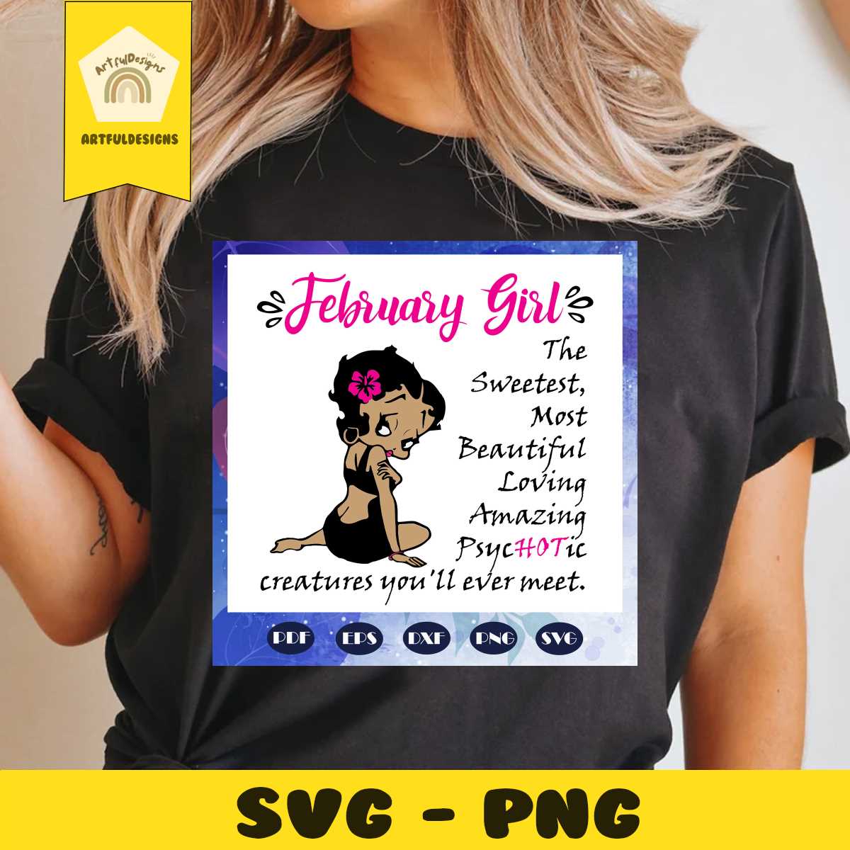 February Girl Svg, Girl Born In February Svg, Queens Born In | Inspire ...