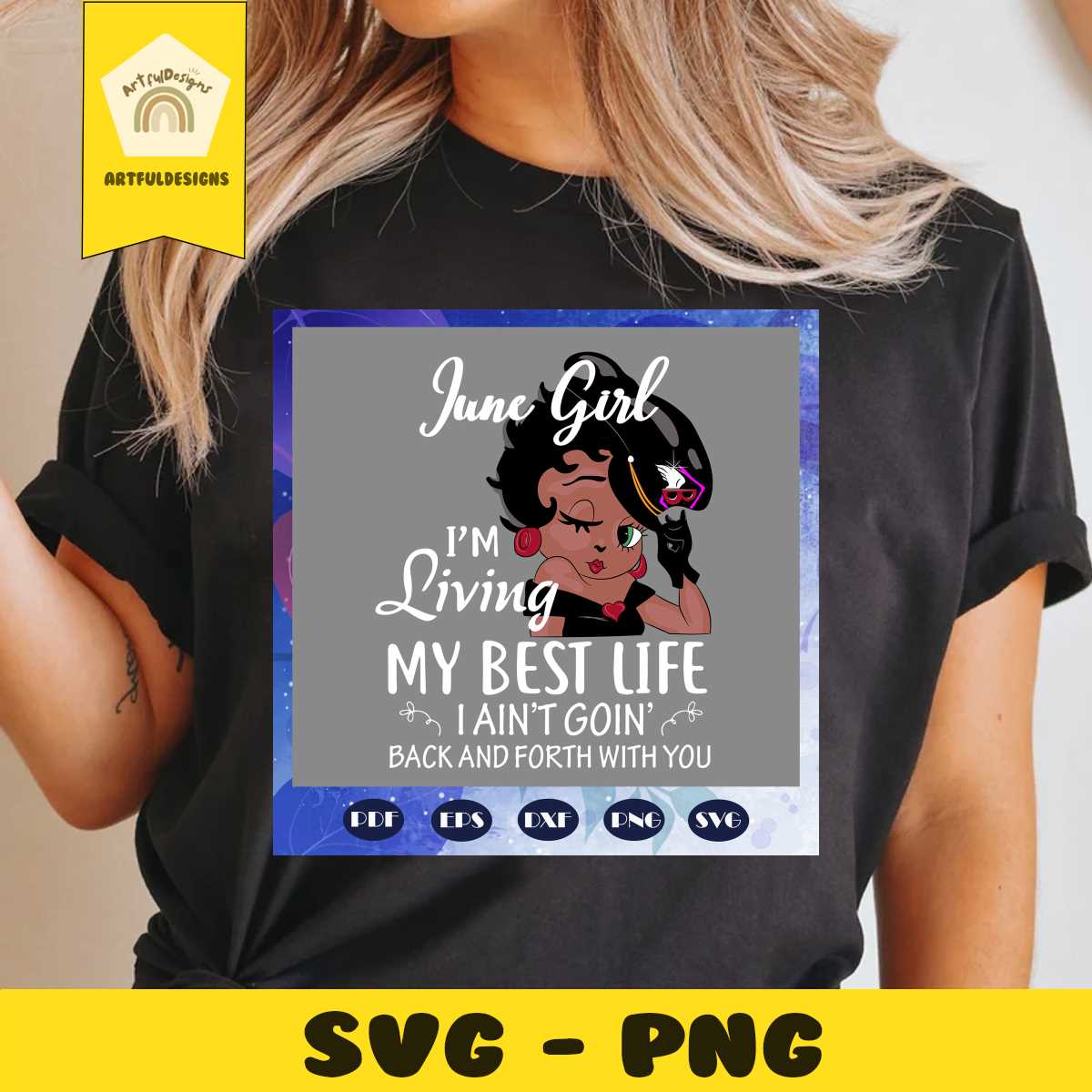 June girl svg, Im living my best life svg, Born In June, Jun | Inspire ...