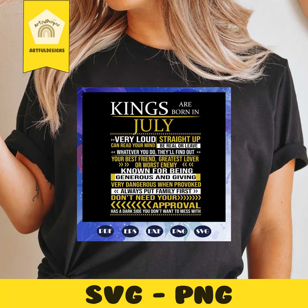 Kings are born in July, born in July, July svg, July kings, | Inspire ...