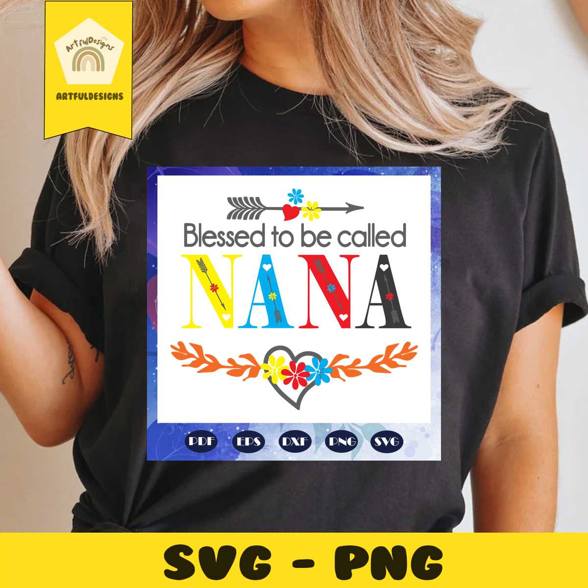 Blessed to be call Nana svg, nana life svg, nana gift svg, g | Inspire Uplift