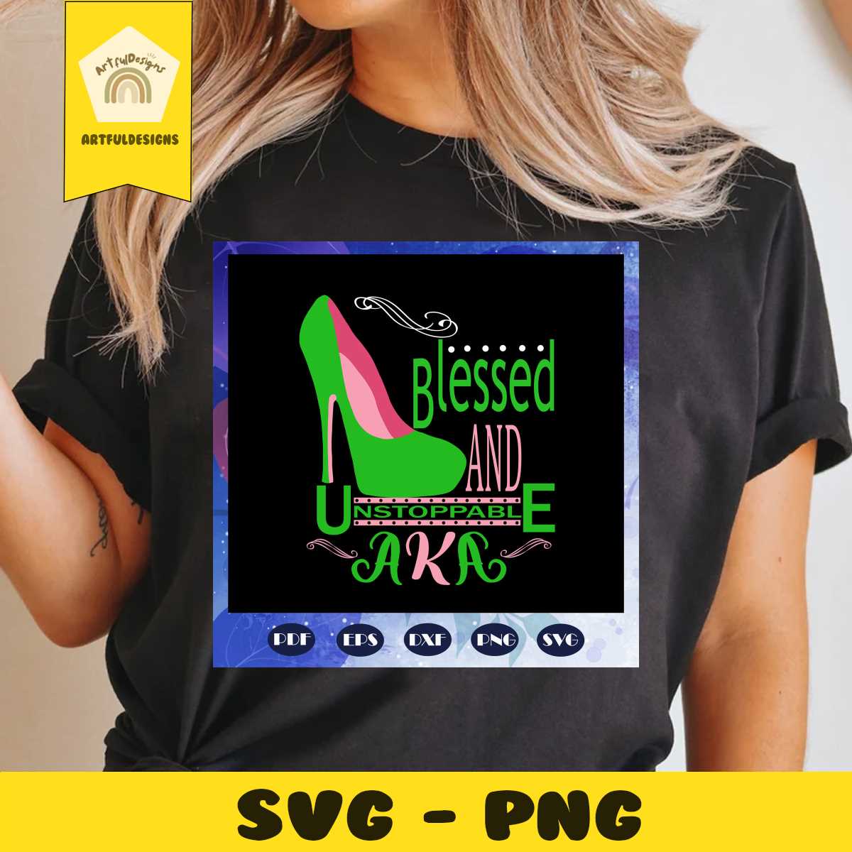 Blessed and unstoppable aka, Aka Girl gang svg, aka sorority | Inspire ...