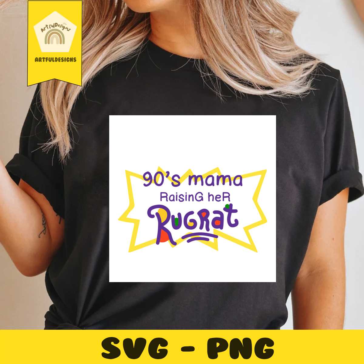 90s Mama Raising Her Rugrat Svg, Trending Svg, Rugrats Svg, | Inspire ...