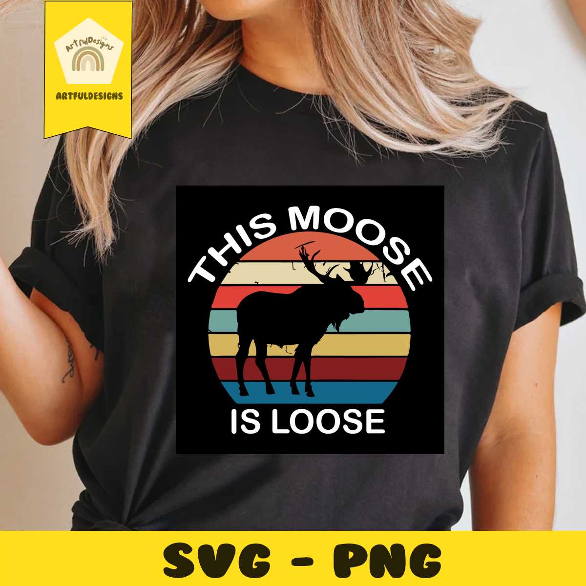 This Moose Is Loose Retro Svg, Trending Svg, Loose Moose Svg | Inspire ...