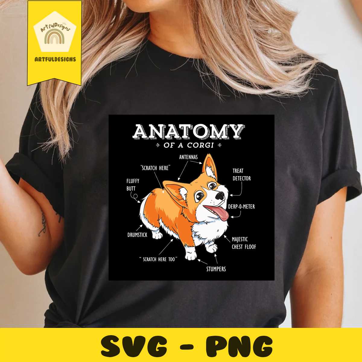Anatomy of a corgi svg, Anatomy svg, corgi svg, corgi png, c - Inspire ...