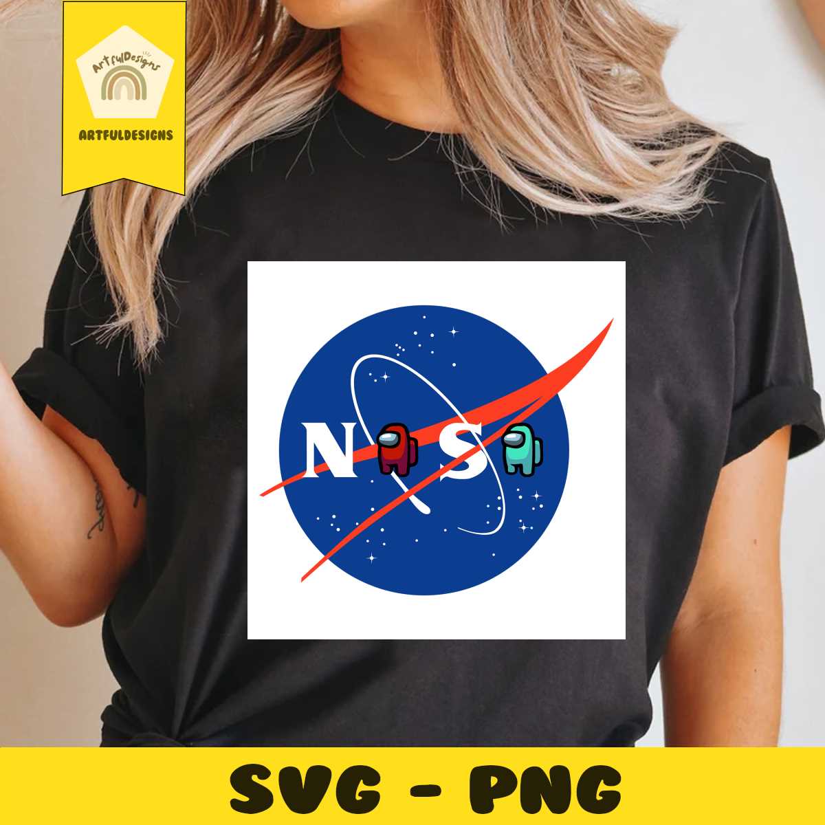 Among Us NASA Svg, Trending Svg, Sus Among Us, Among Us Svg, | Inspire ...