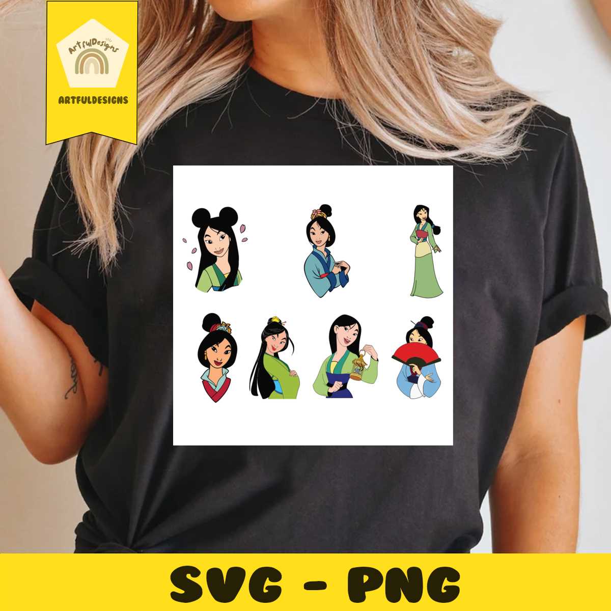 Disney Princess Mulan Svg, Disney Svg, Disneyland Svg, Mulan - Inspire ...