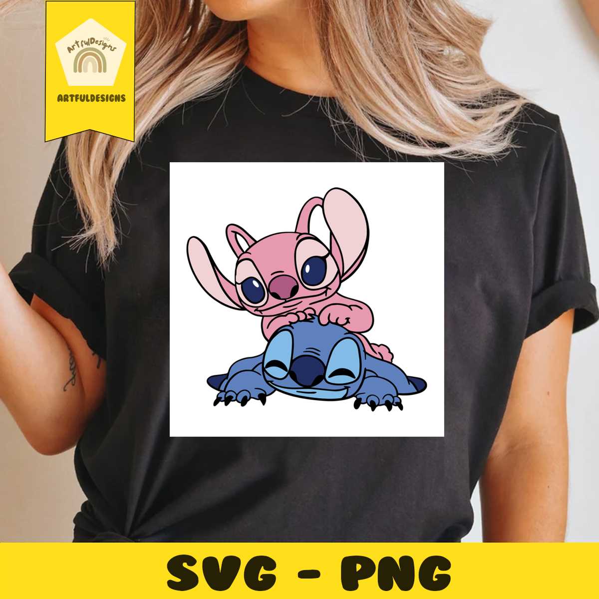 Disney Pink And Blue Stitch Svg, Disney Svg, Stitch Svg, Pin - Inspire ...