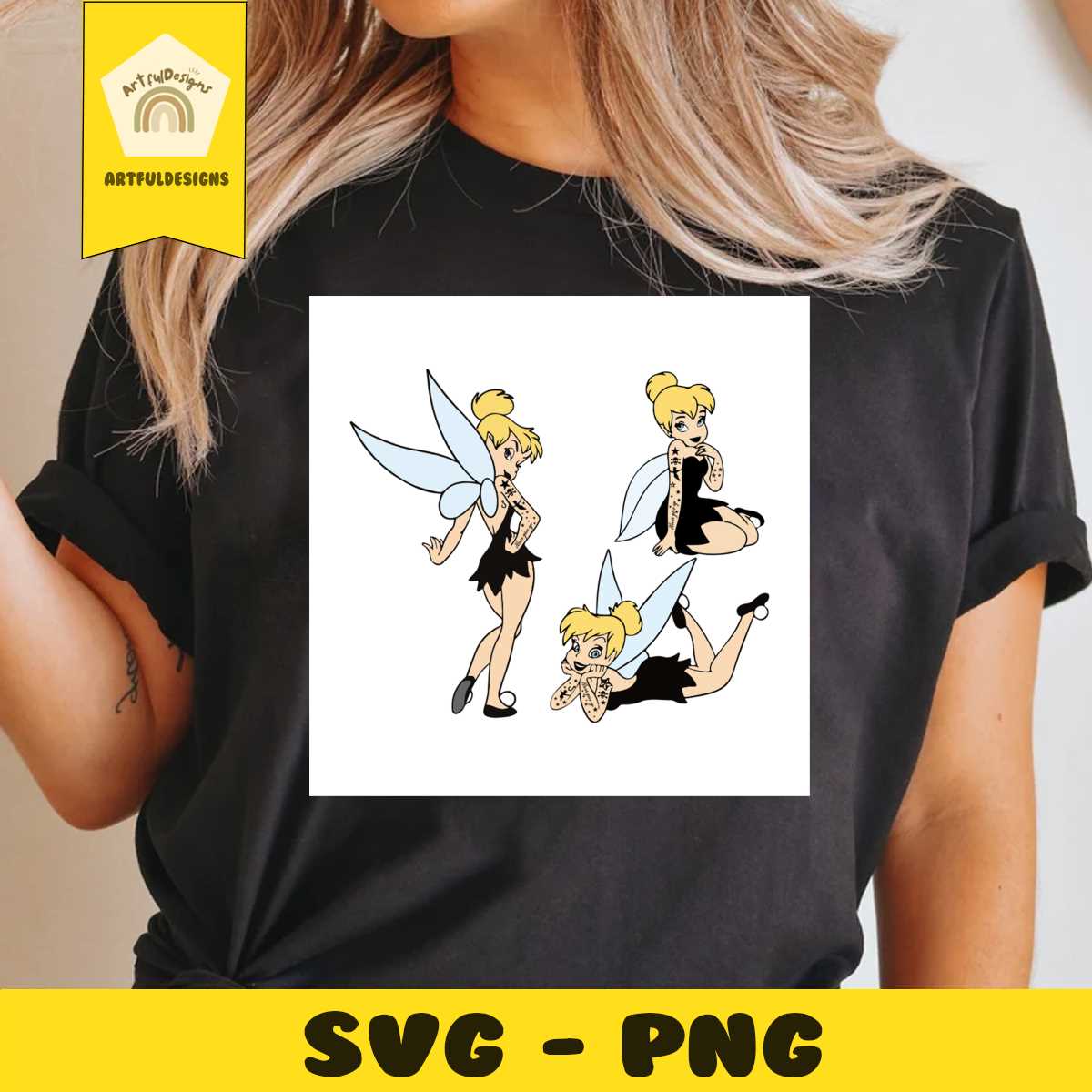 Punk Tinkerbell Svg, Disney Svg, Tinkerbell Svg, Pretty Tink - Inspire ...