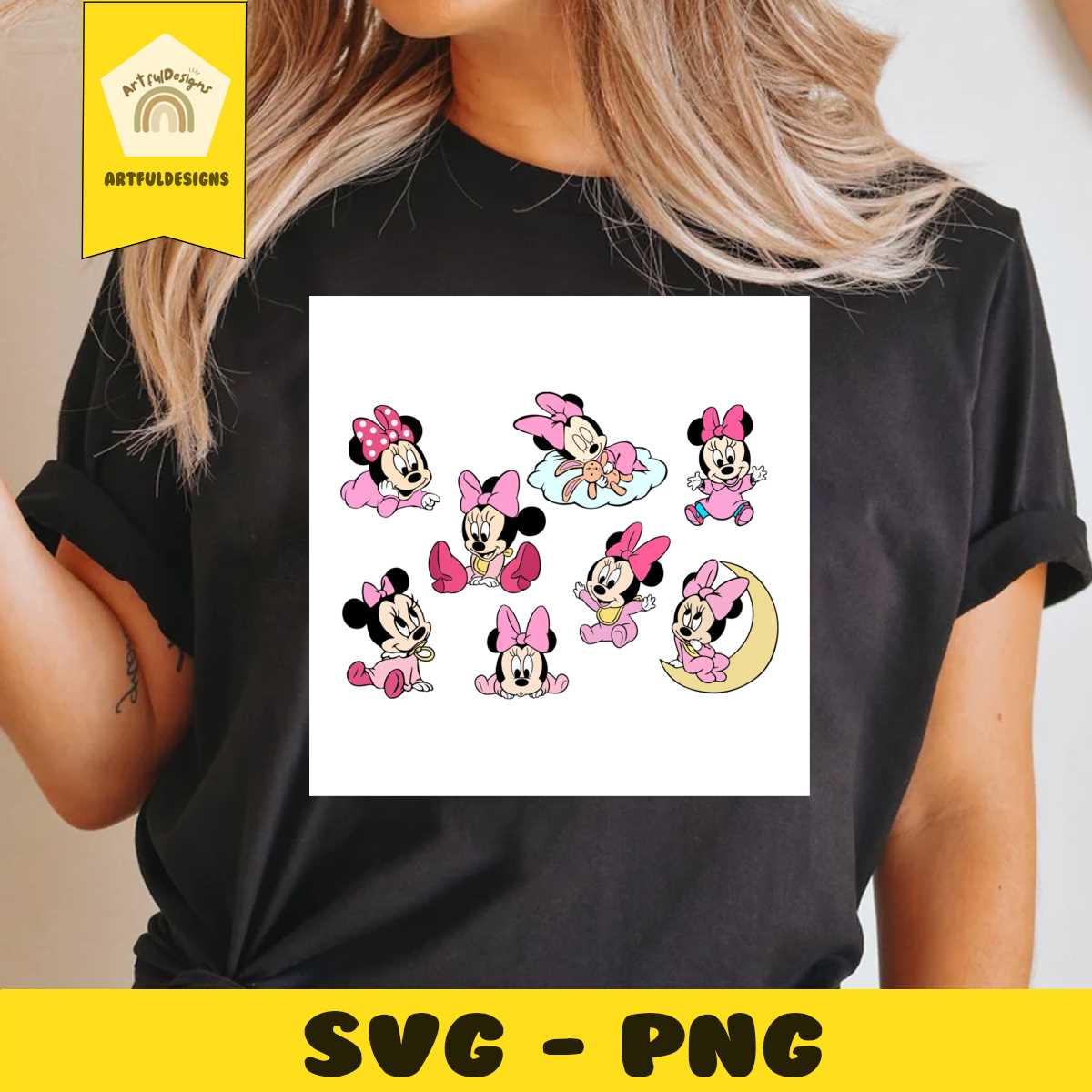 Baby Minnie Svg, Disney Svg, Minnie Svg, Mickey Svg, Disney | Inspire ...