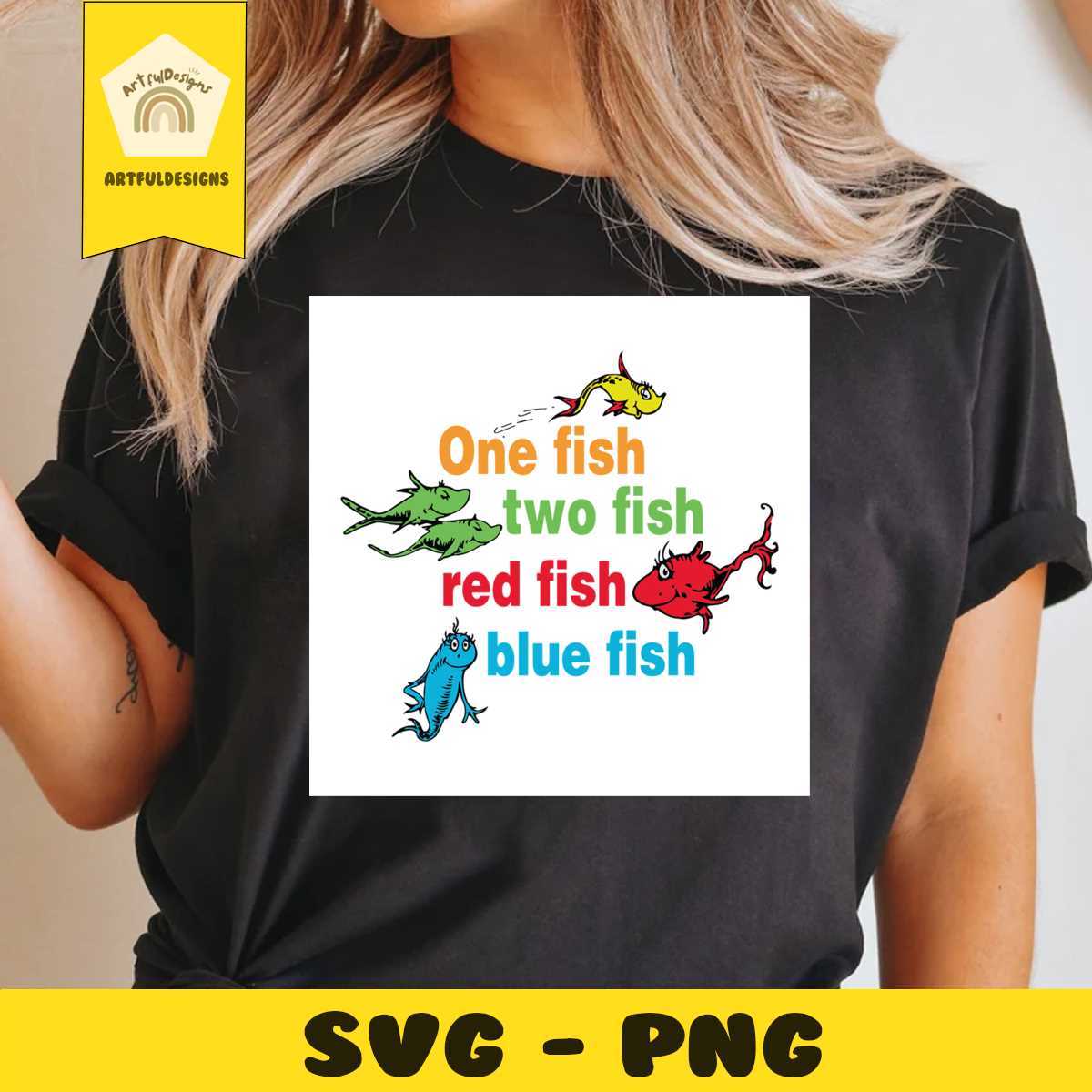 One Fish Two Fish Svg, Dr Seuss Svg, Seuss Svg, Dr Seuss Gif - Inspire ...